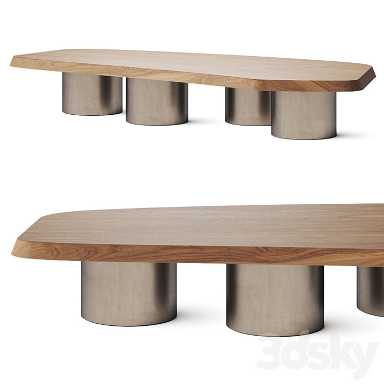 [3DSKY] Atelier Constant Basse Sur Pied Coffee Table 3D Model | NEW ...