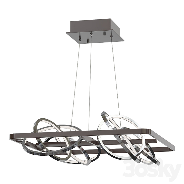 Gyro II 27 - Pendant light - 3D model