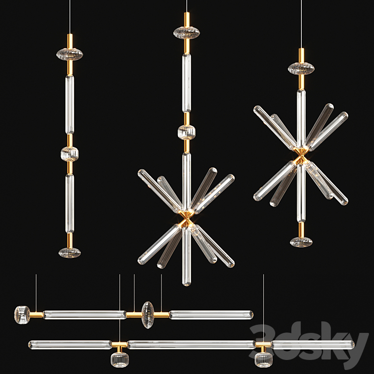 Cipher Collection by Lasvit - Pendant light - 3D model