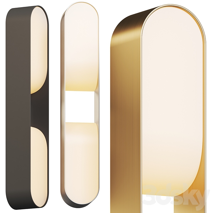 Loop Double by Boyd Lighting - Wall light - 3D model