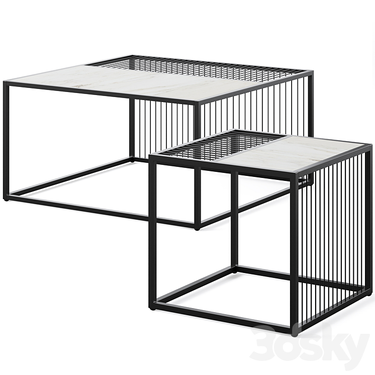 Coffee Table Twice by Kare Design - Table - 3D model