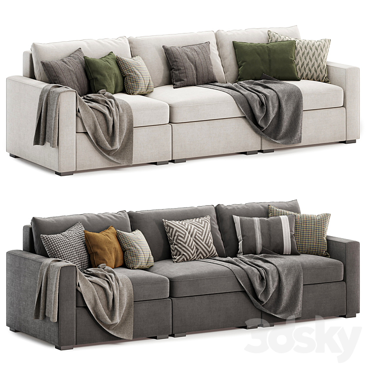 Maxwell modular sofa - Sofa - 3D model