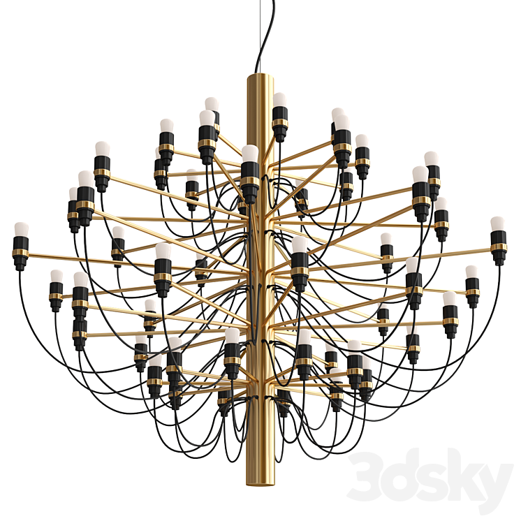 Flos 2097-50 gold - Pendant light - 3D model
