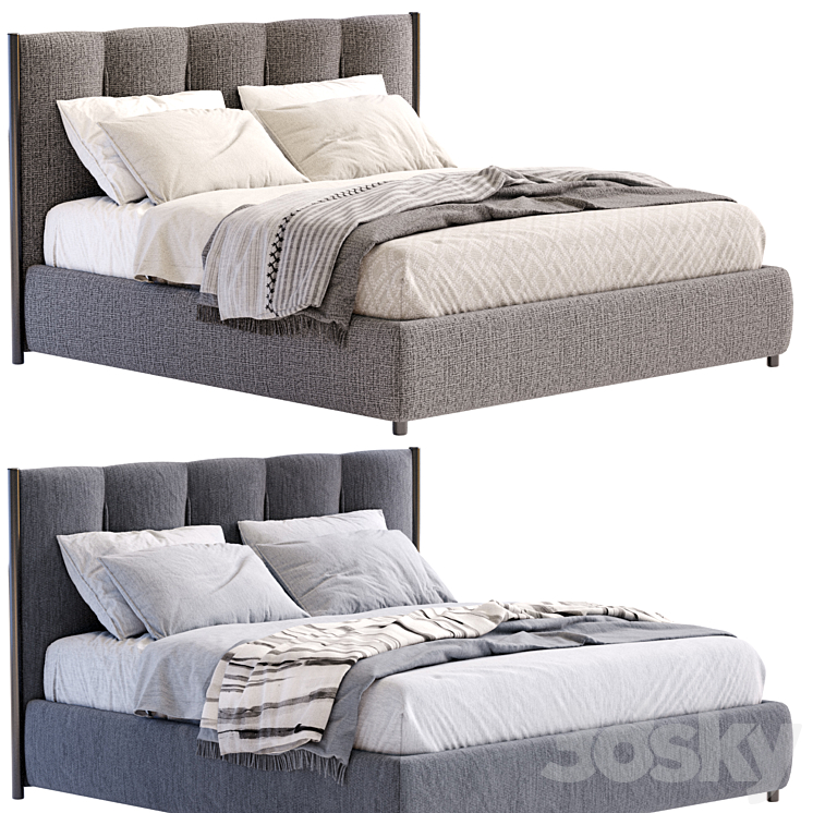 Bed Koi By Flou - Bed - 3D model