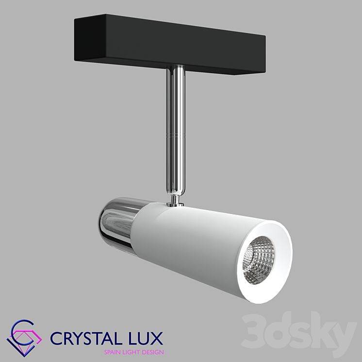 CLT 0.33 006 12W WH-CH 4000K - Technical lighting - 3D model