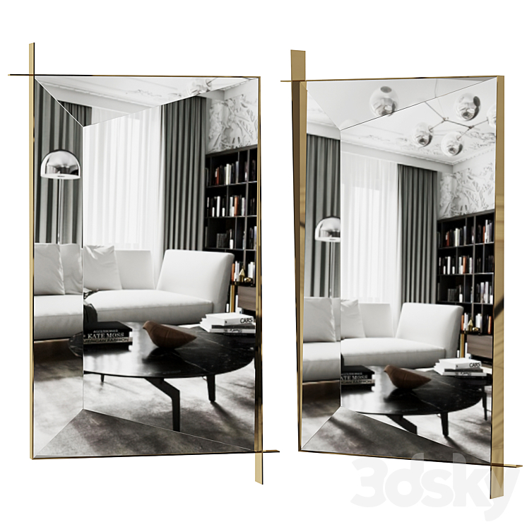 Perspective mirror by baker - Mirror - 3D model