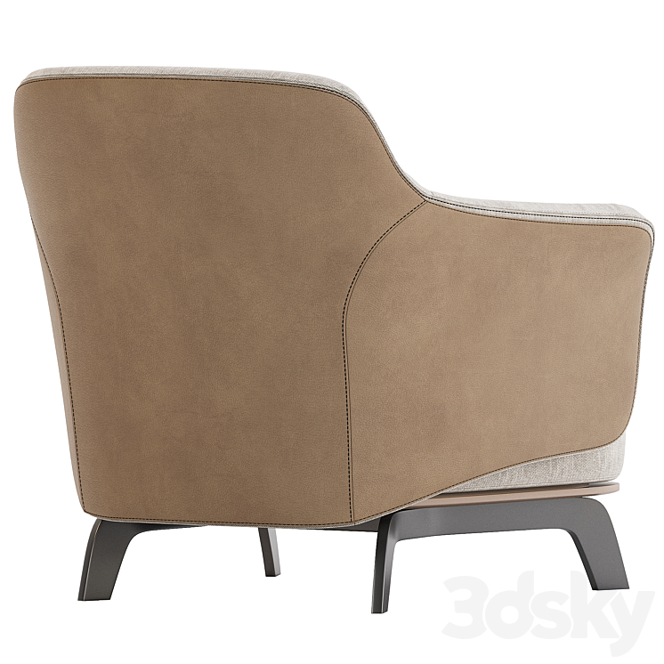 Poliform Kaori armchair - Arm chair - 3D model