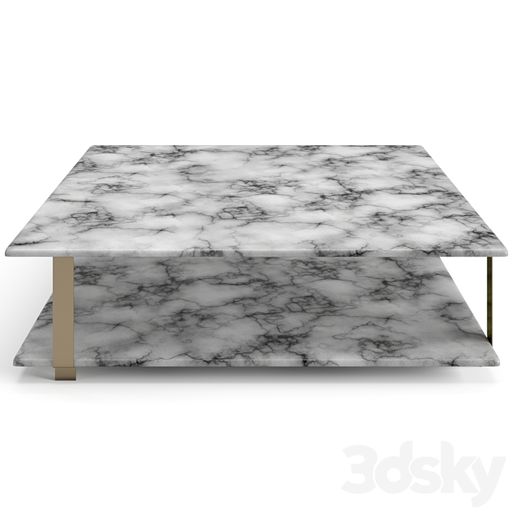 Versace Home Le Greca coffee tables set - Dressing table - 3D model