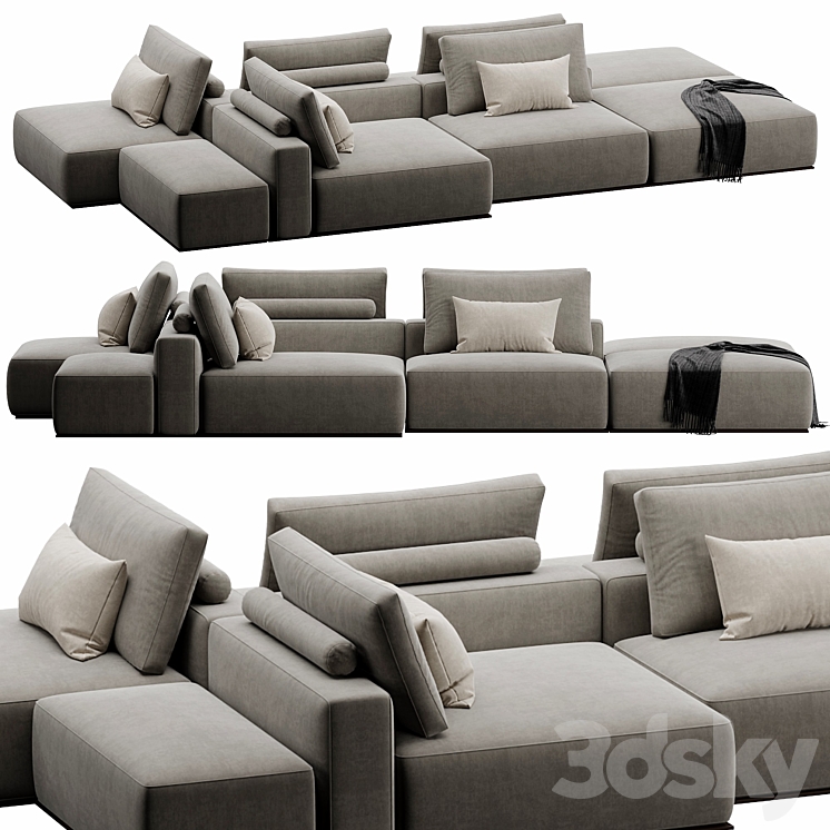 Poliform Westside - Sofa - 3D model