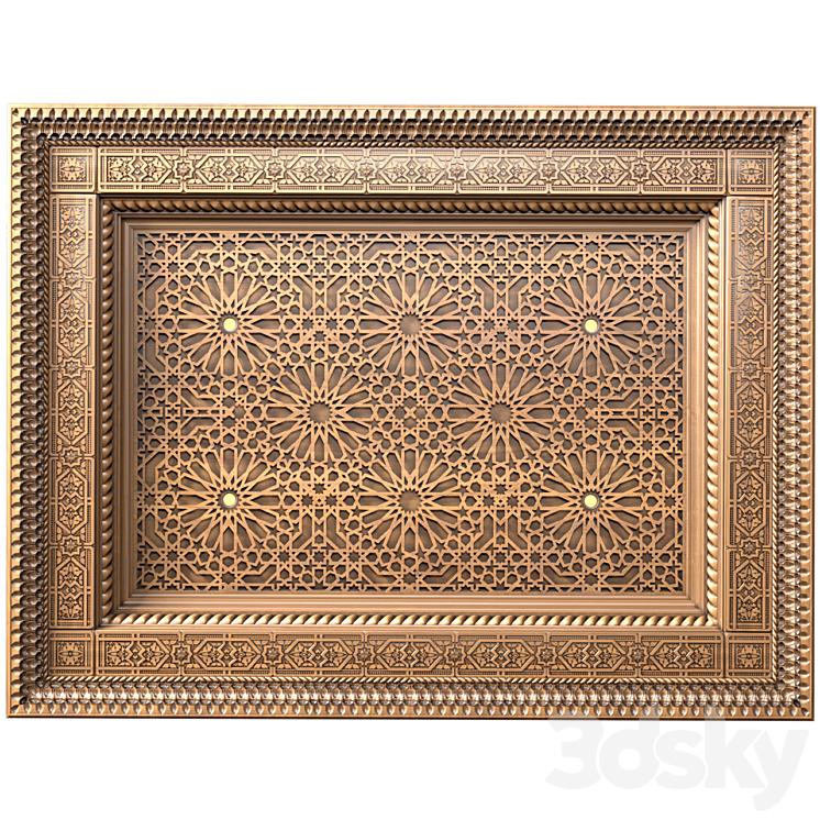 Ceiling in oriental style .Arabic Majlis Ceiling .Islamic Ceiling ...