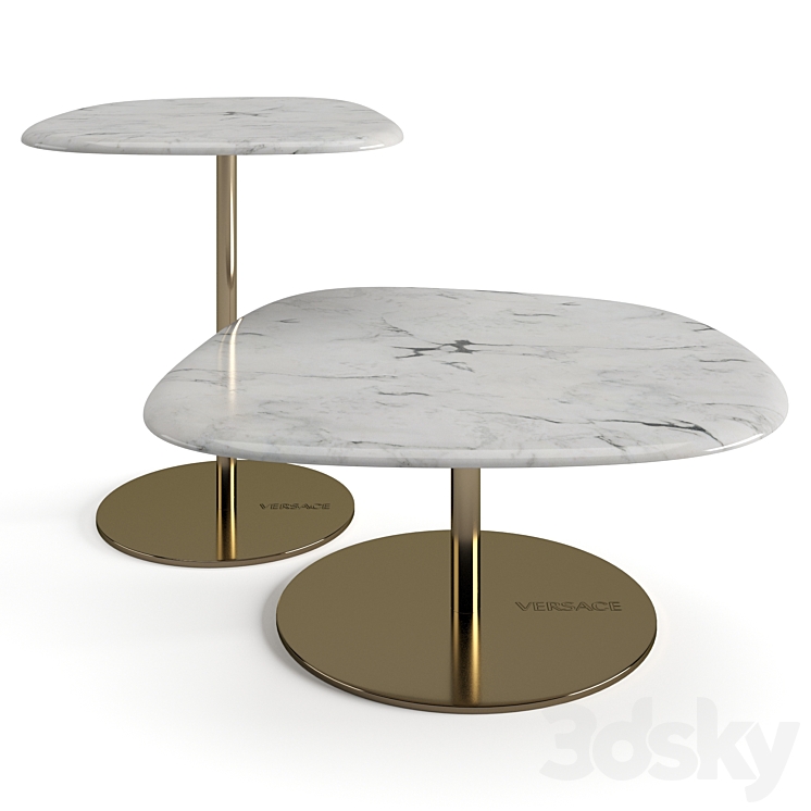 Versace Home Iconic Coffee Tables Set - Table - 3D model