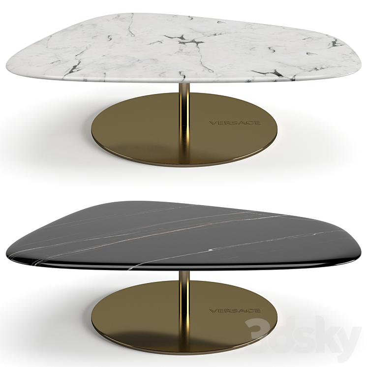 Versace Home Iconic Coffee Tables Set - Table - 3D model