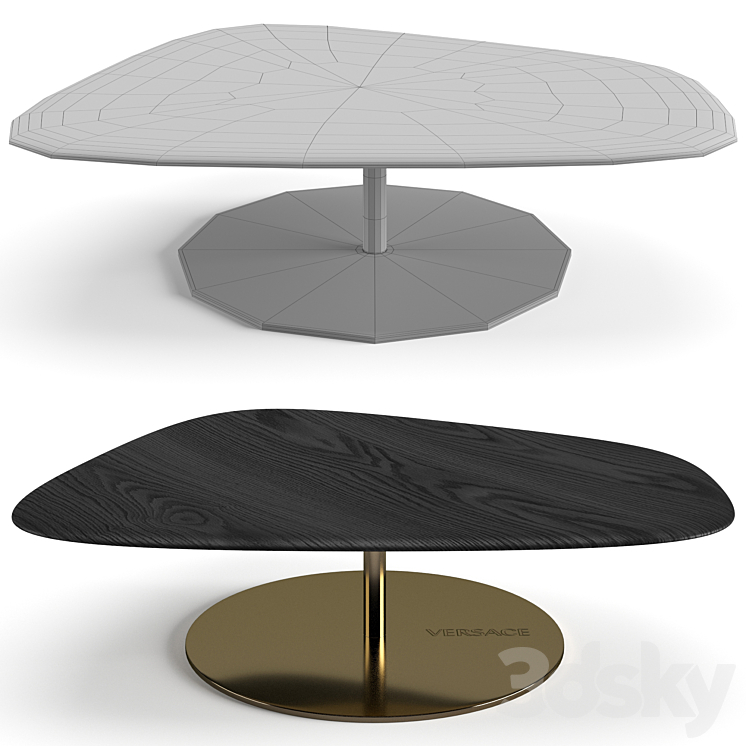 Versace Home Iconic Coffee Tables Set - Table - 3D model