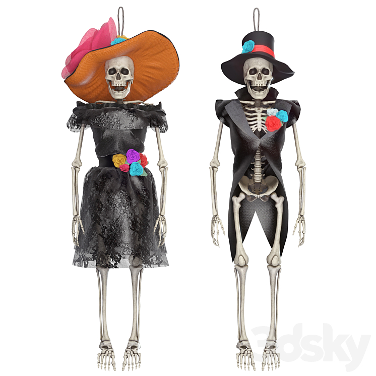 Mexican Skeletons - Miscellaneous - 3D model