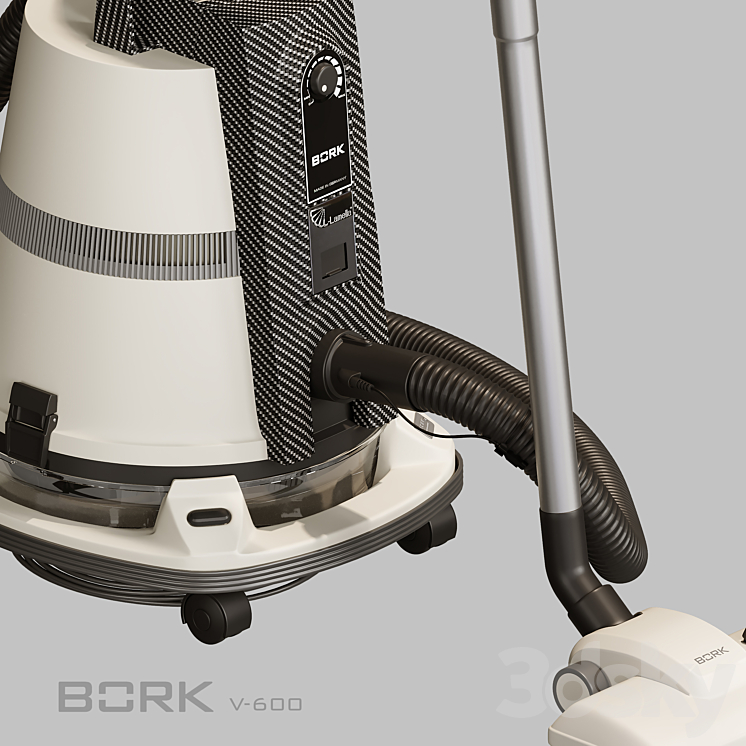 Bork V-600 vacuum cleaner - Household appliance - 3D model