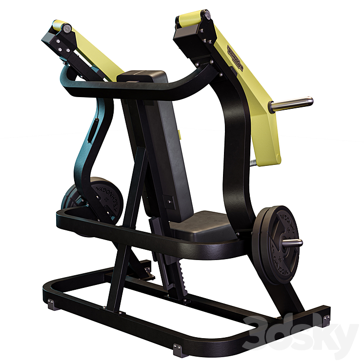 Technogym Pure Incline Chest Press Sports 3d Model