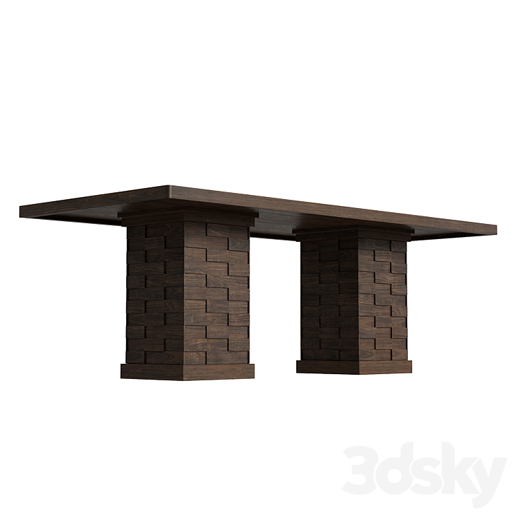 Dining table Textures - Table - 3D model