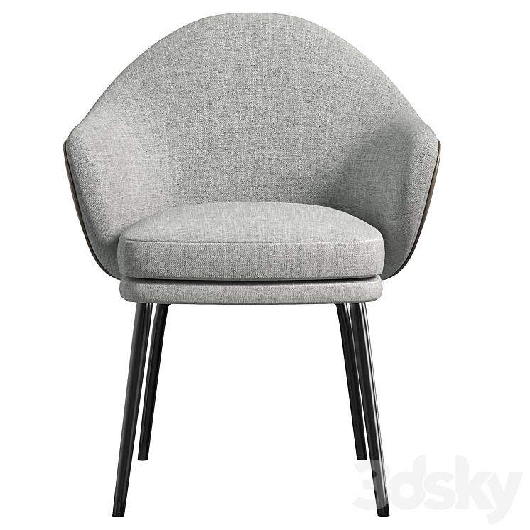 Angie Chair By Minotti Collection - Chair - 3D model