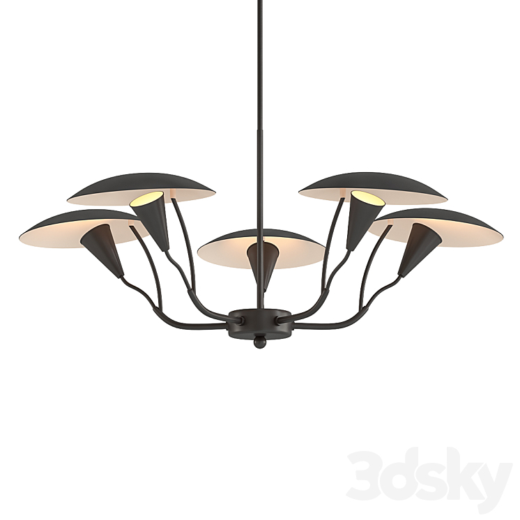 Shelt chandelier - Pendant light - 3D model