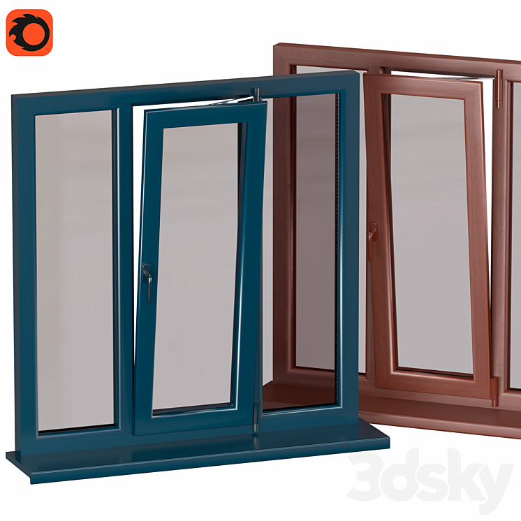 PVC windows - Windows - 3D model