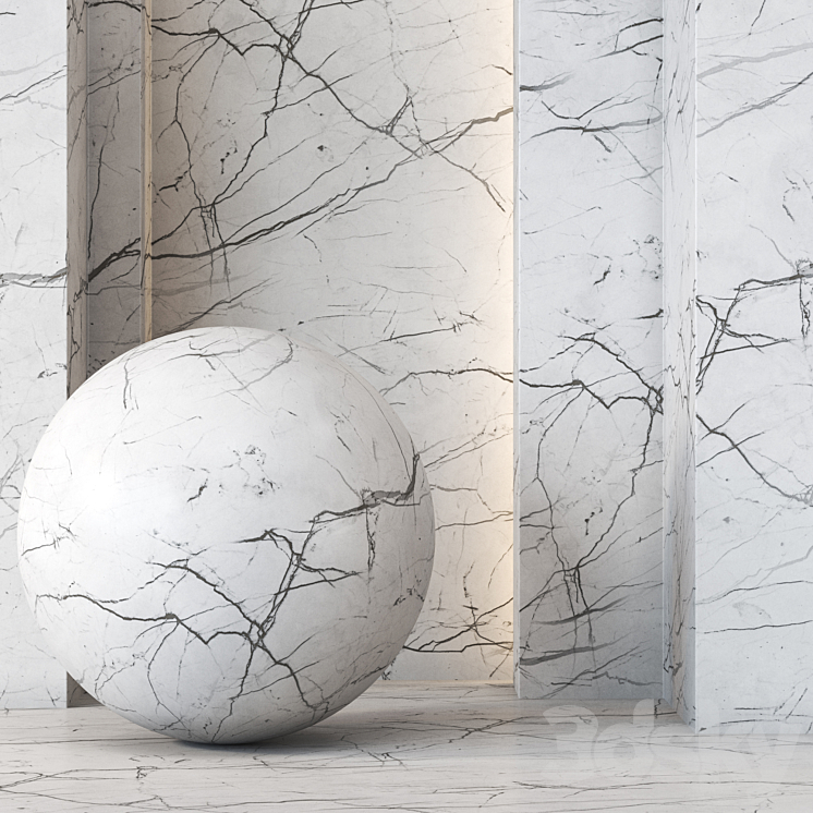 Travertine Texture 4K - Seamless - Stone - 3D model