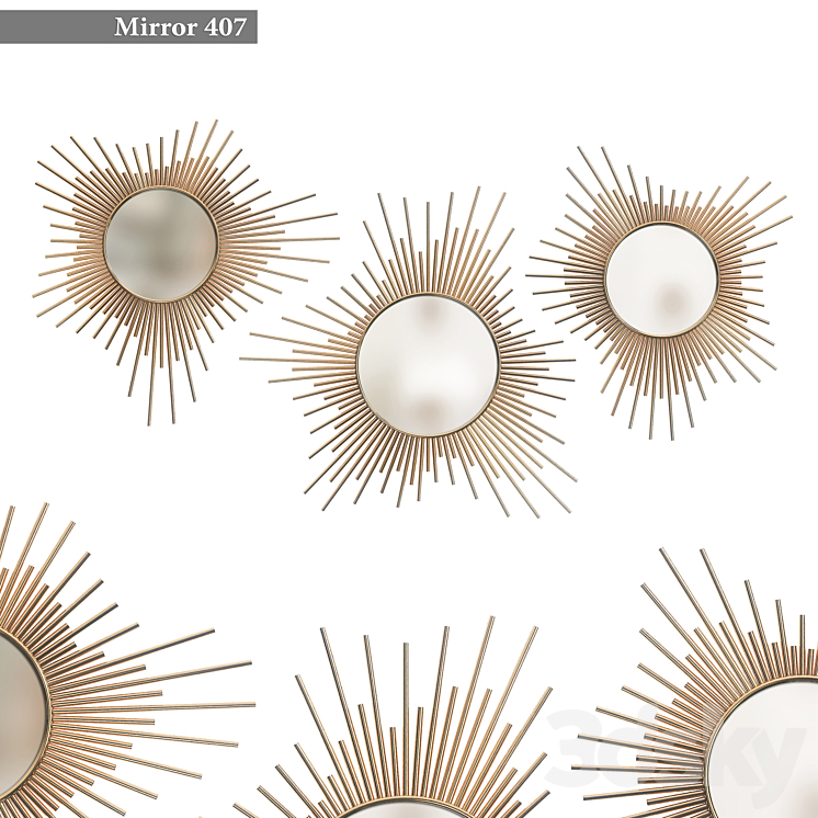 Mirror 407 - Mirror - 3D model