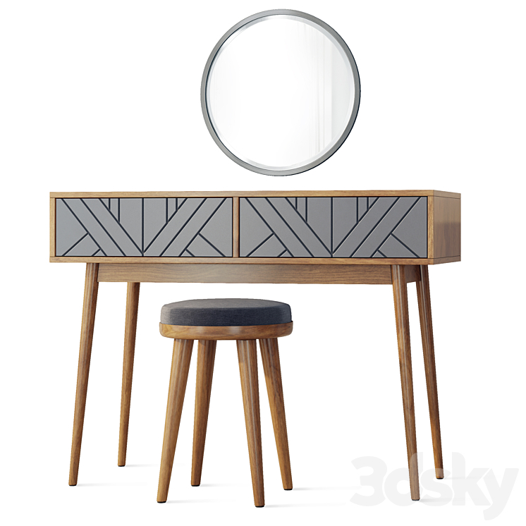 Dressing table, console Vanity Zara Mocka - Dressing table - 3D model