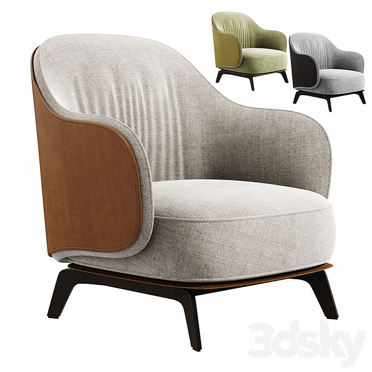 Poliform Kaori Armchair - Arm chair - 3D model