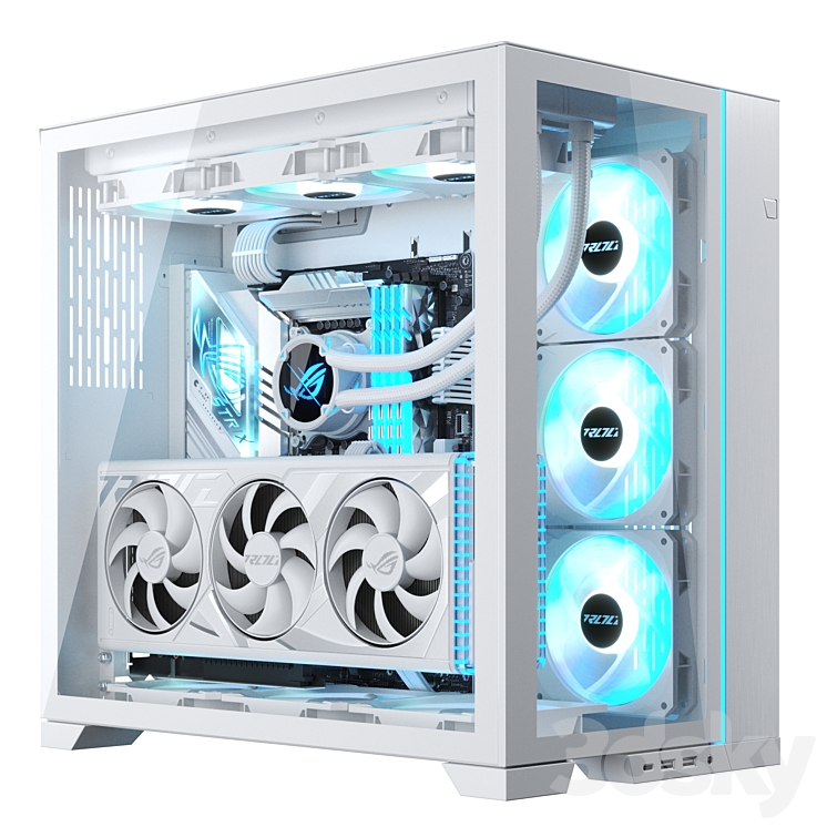 Gaming PC 4 - PC & other electronics - 3D model