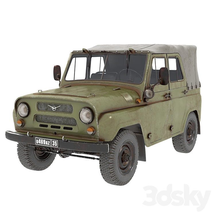 UAZ 469 - Transport - 3D model