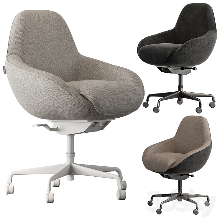 Office Chair 23 - Roche Bobois RDV - Office furniture - 3D model