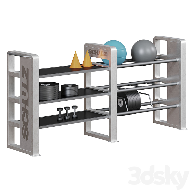 Crossfit Storage Rack SZ S - Sports - 3D model
