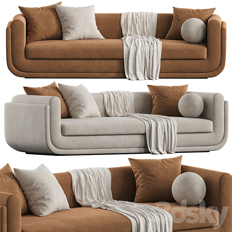 [3DSKY] Matteo Sofa RH 3D Model | NEW UPDATE 2023