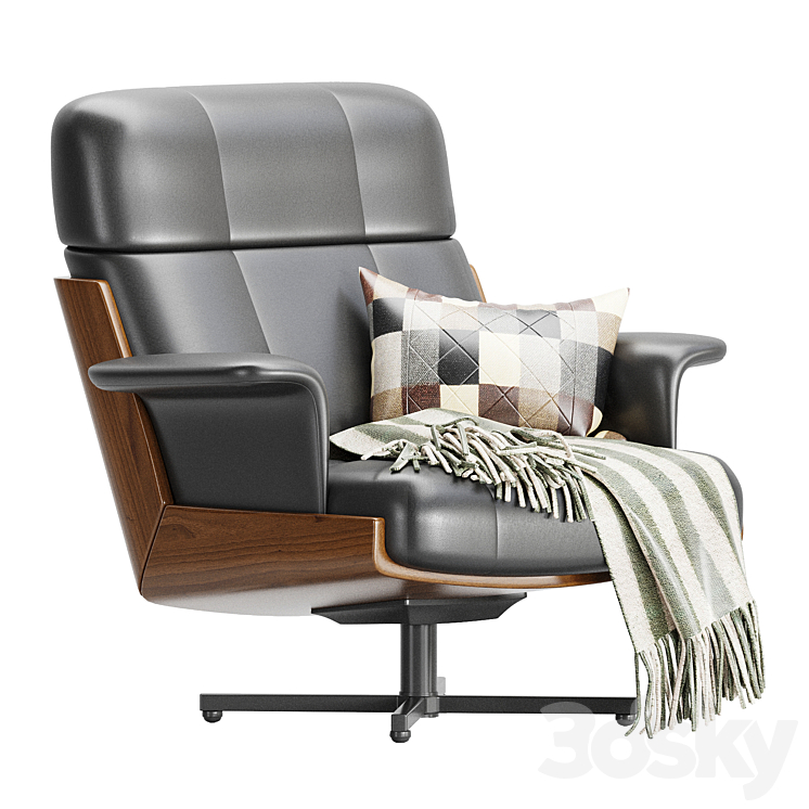 Minotti DAIKI - Arm chair - 3D model