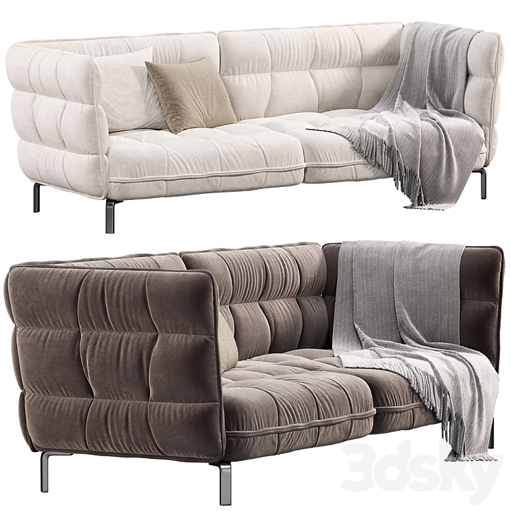 Husk Sofa by PATRICIA URQUIOLA, sofas - Sofa - 3D model