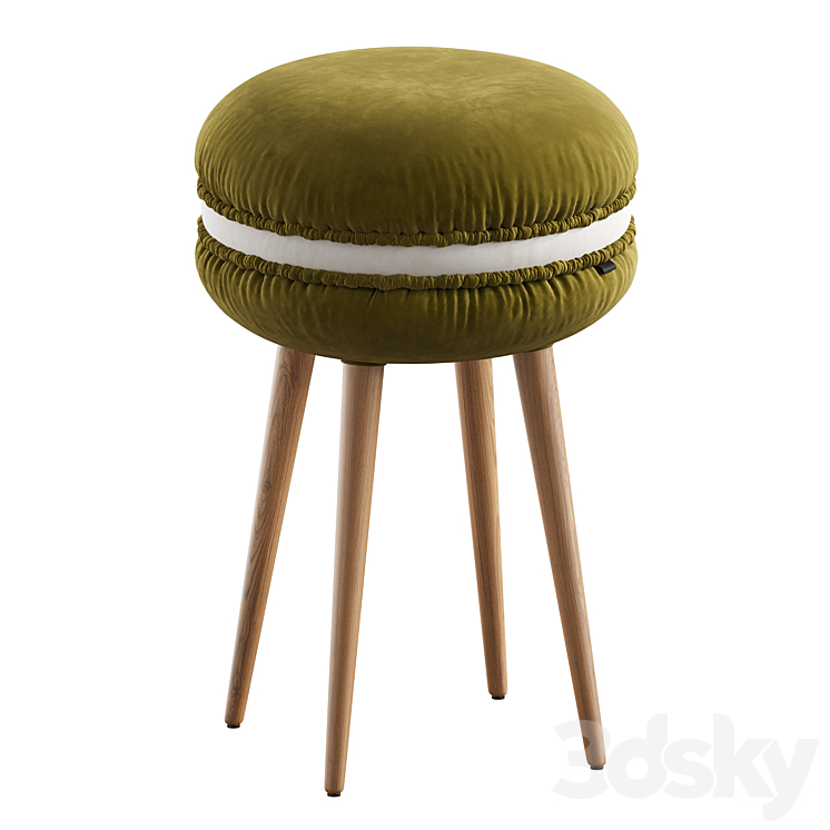 Macaron stool - Chair - 3D model