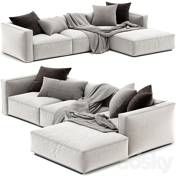Poliform Shangai Sofa - Sofa - 3D model