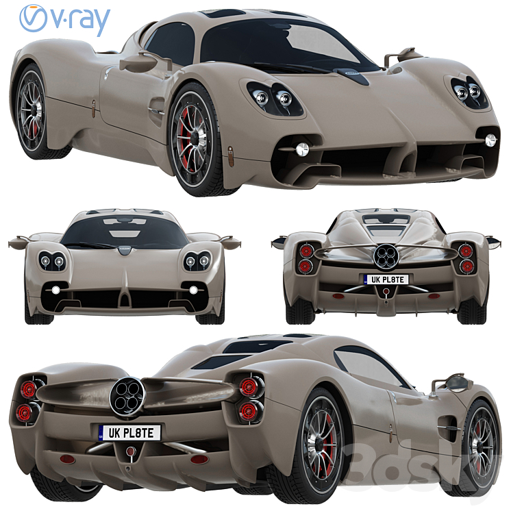 Pagani Utopia - Transport - 3D model