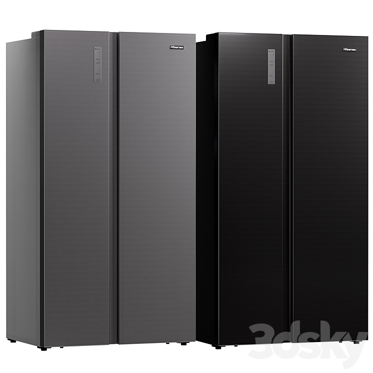 HISENSE RS677N4BIE - Kitchen appliance - 3D model