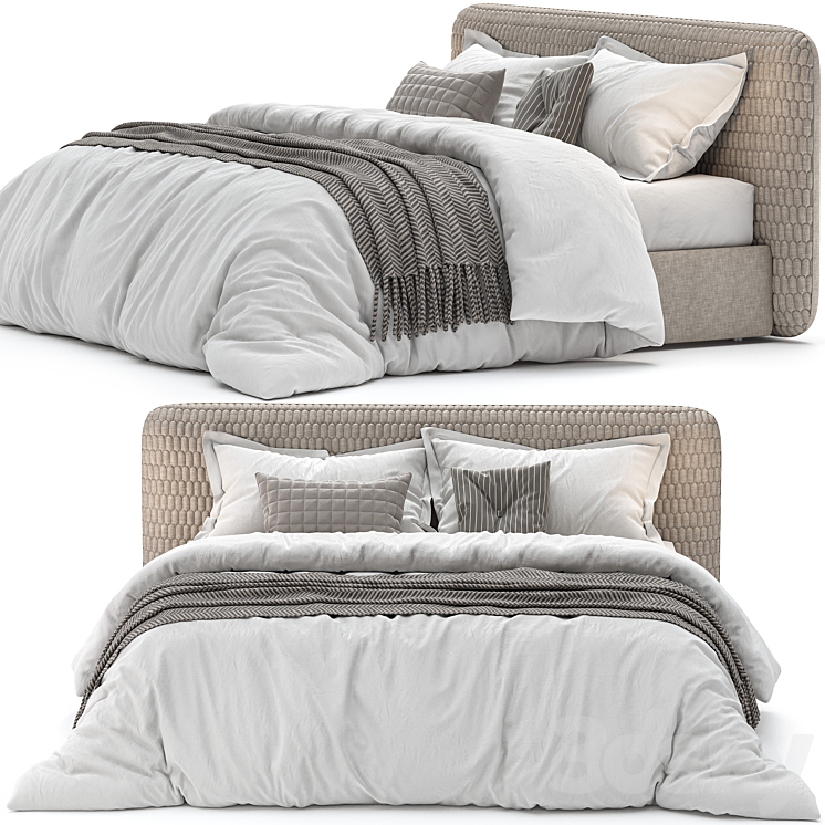 Dall'Agnese Hari - Bed - 3D model