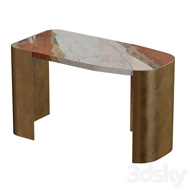 Edge Three Side Table - Table - 3D model