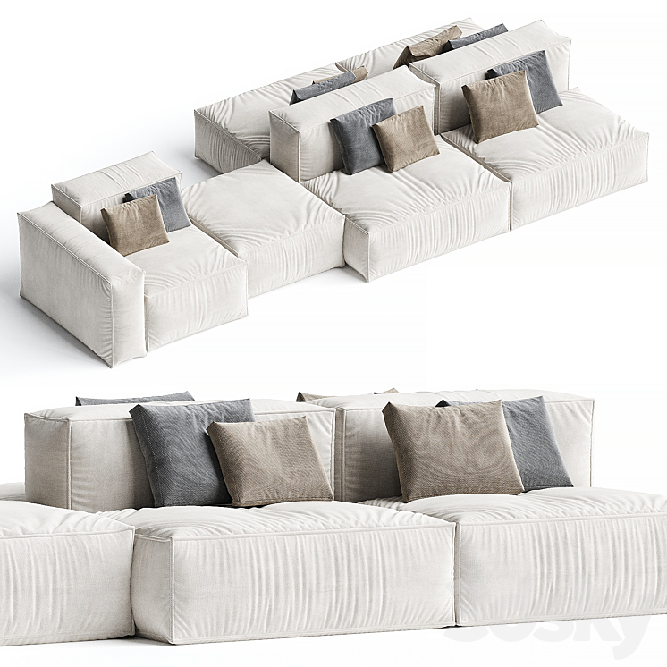 PEANUT B, PEANUT BX By Bonaldo - Sofa - 3D model