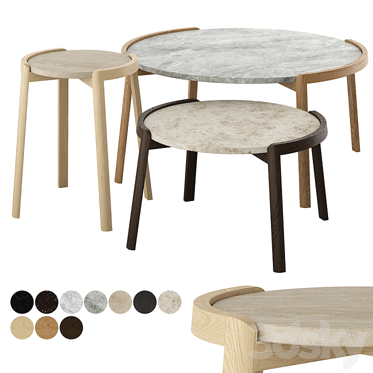 Bolia Mix coffee table - Table - 3D model