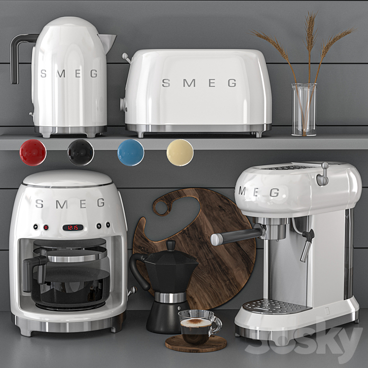 Collection smeg - Kitchen appliance - 3D model