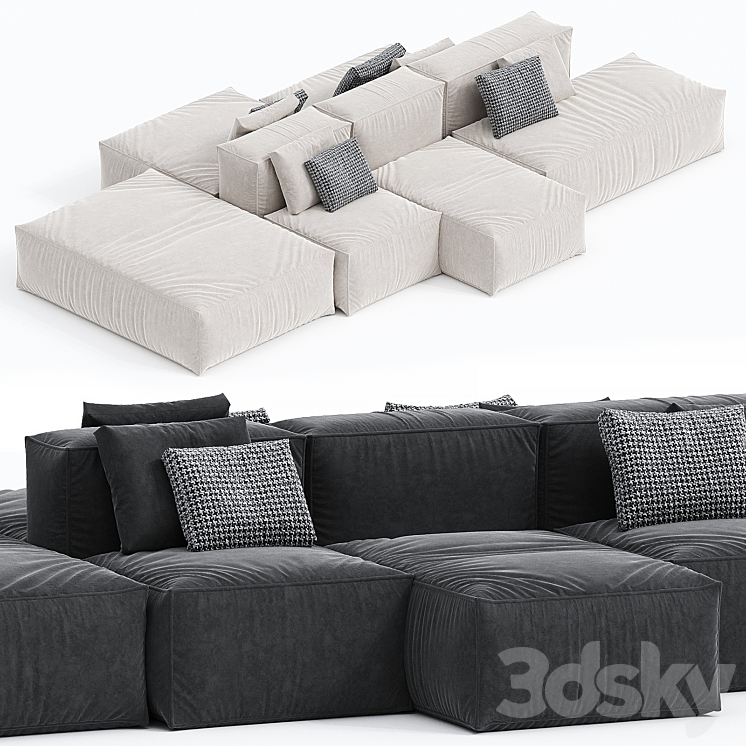 PEANUT B, PEANUT BX By Bonaldo - Sofa - 3D model