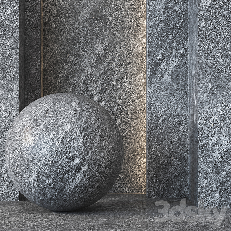 Granite Texture 4K - Seamless - Stone - 3D model