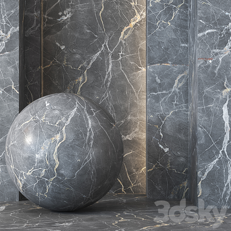 Marble Texture 4K - Seamless - Stone - 3D model