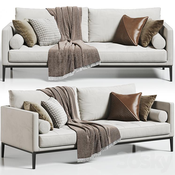 Maxalto Simpliciter Sofa - Sofa - 3D model