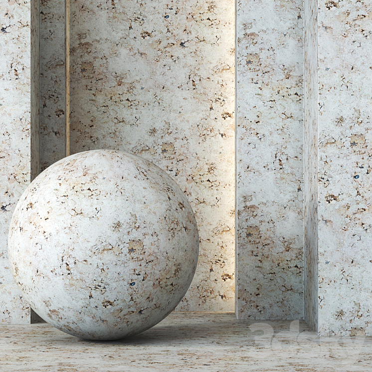 Granite Texture 4K - Seamless - Stone - 3D model