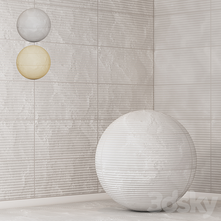 Decorative Tiles - Seamless 4K Texture - Tile - 3D model